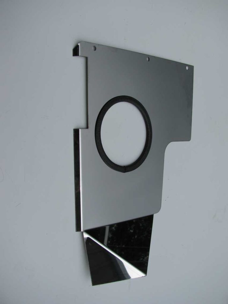 Radiator Shroud, TR6, Polished Stainless Steel | Good Parts